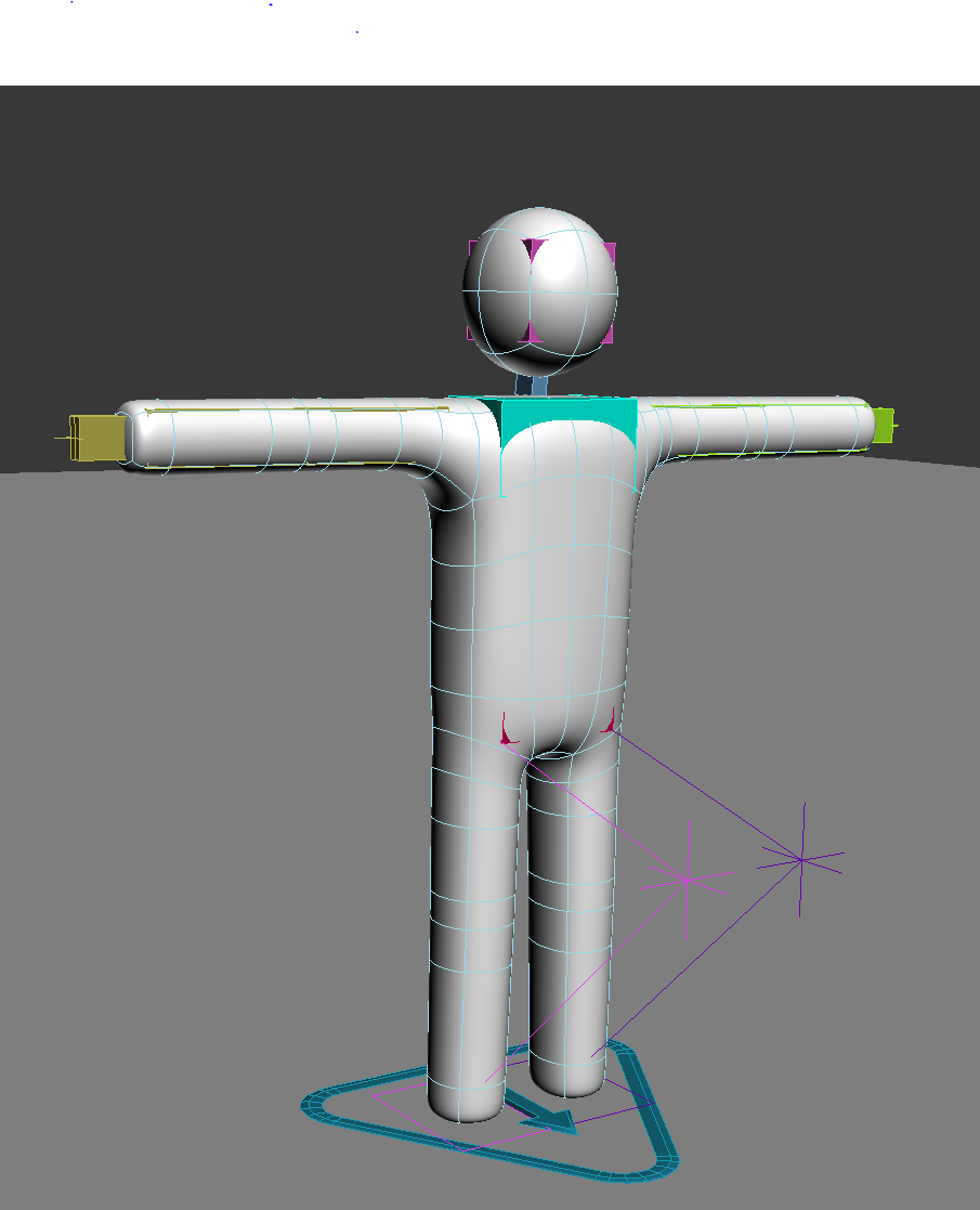 rigged stickman man 3d 3ds