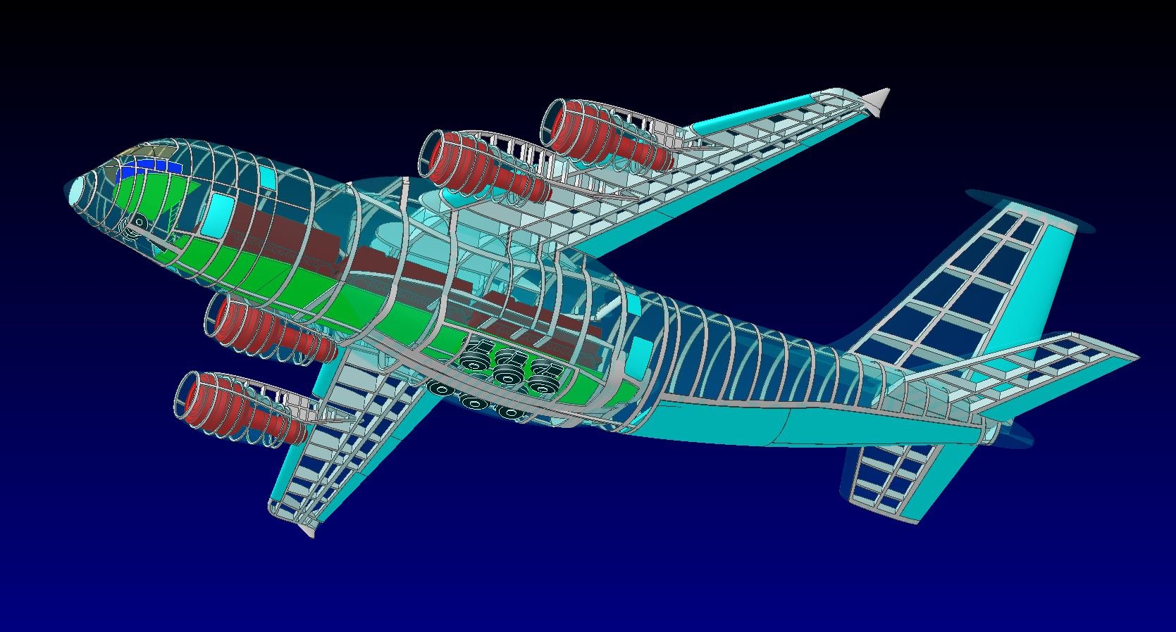 3ds max antonov an-188 speculative aircraft