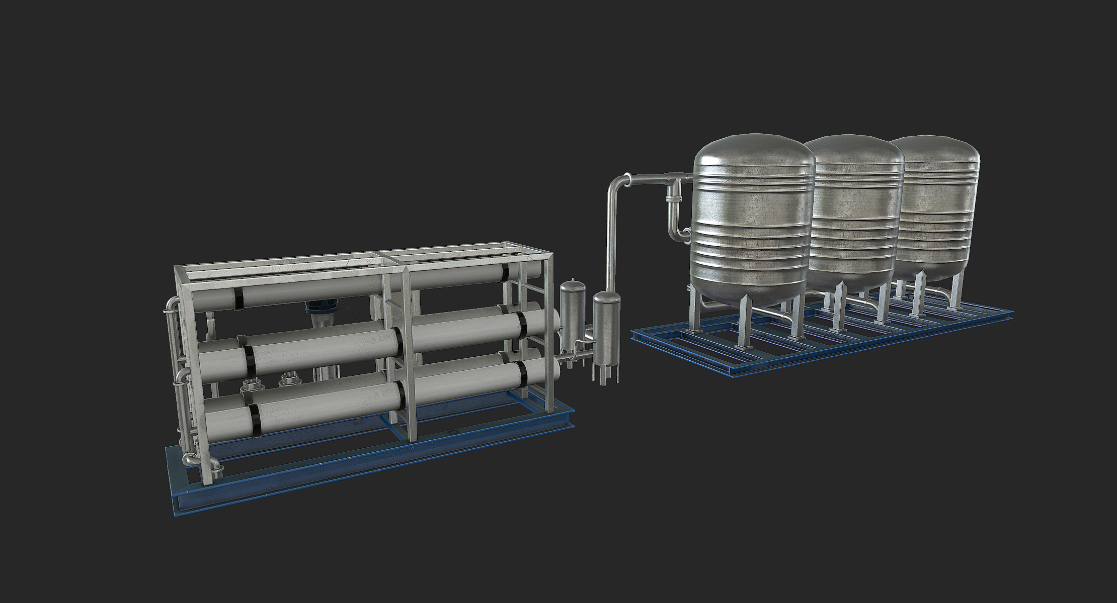 water filtration 3d model
