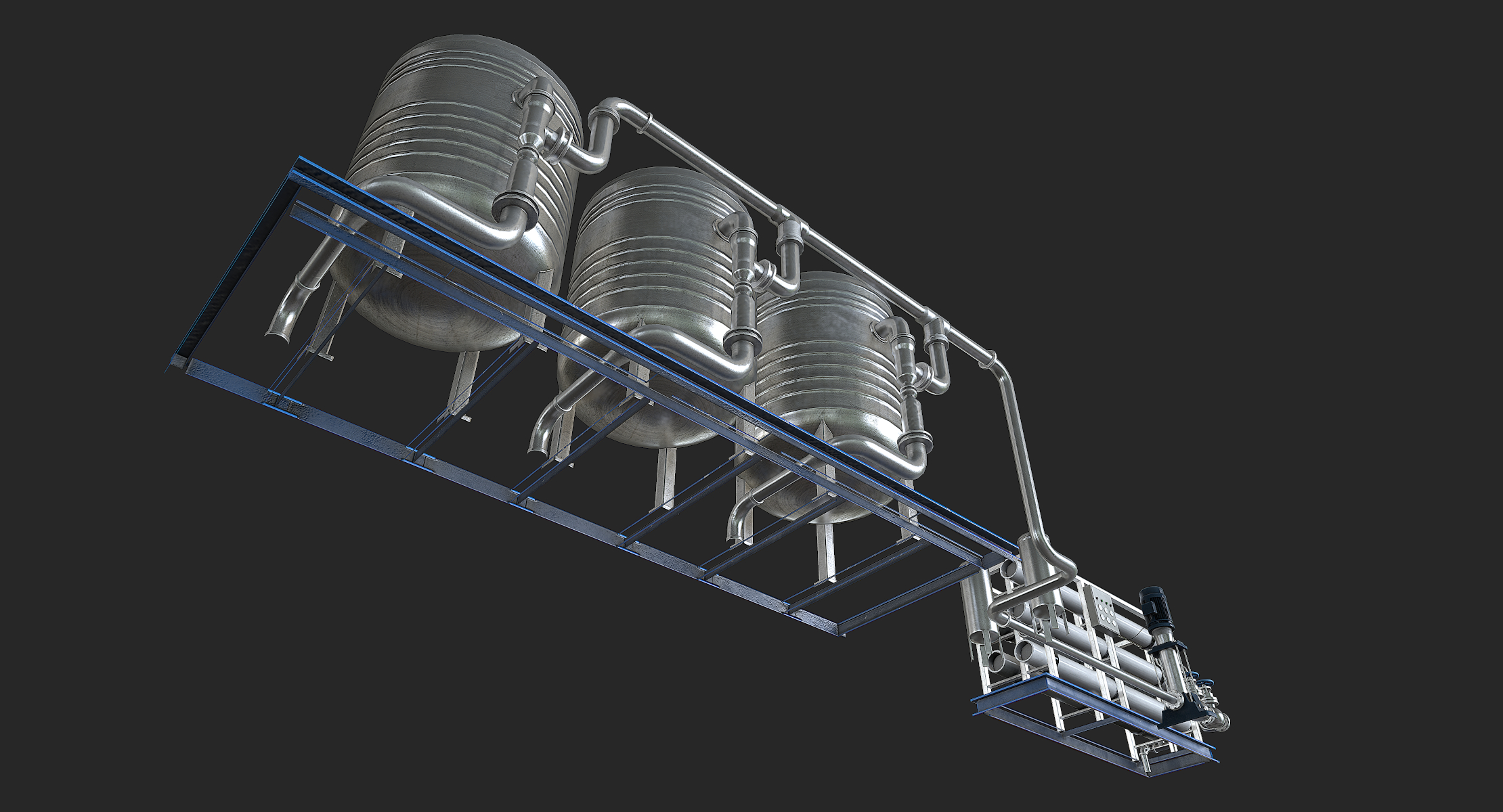 water filtration 3d model