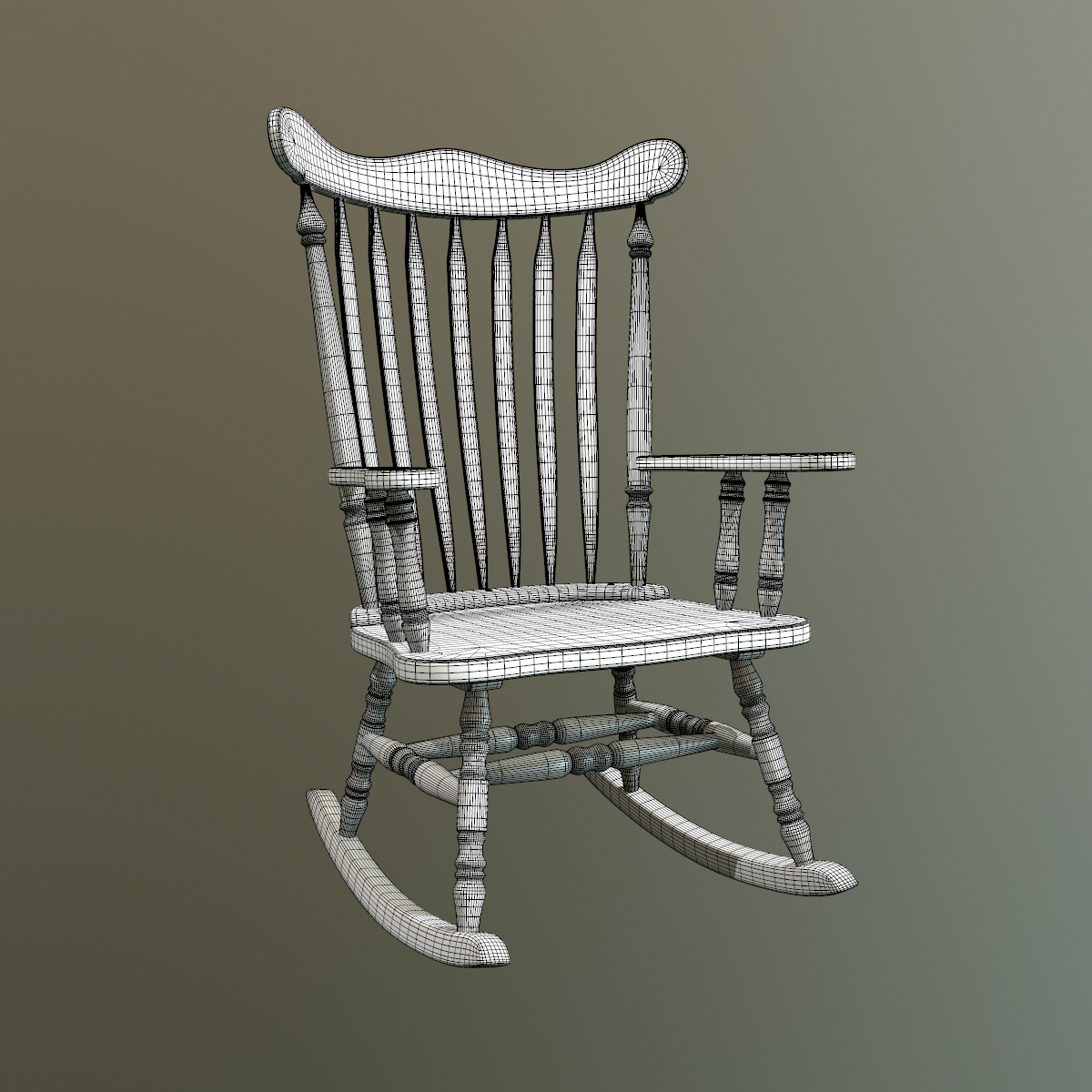rocking chair 3d model