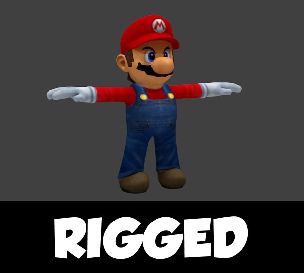 Blender Mario Models | TurboSquid