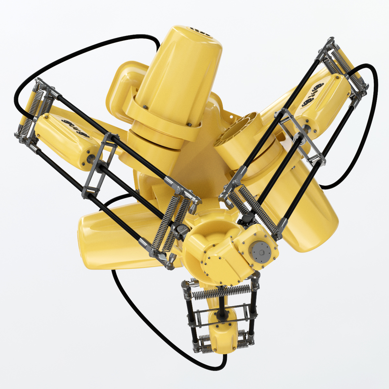 robot delta 3d max