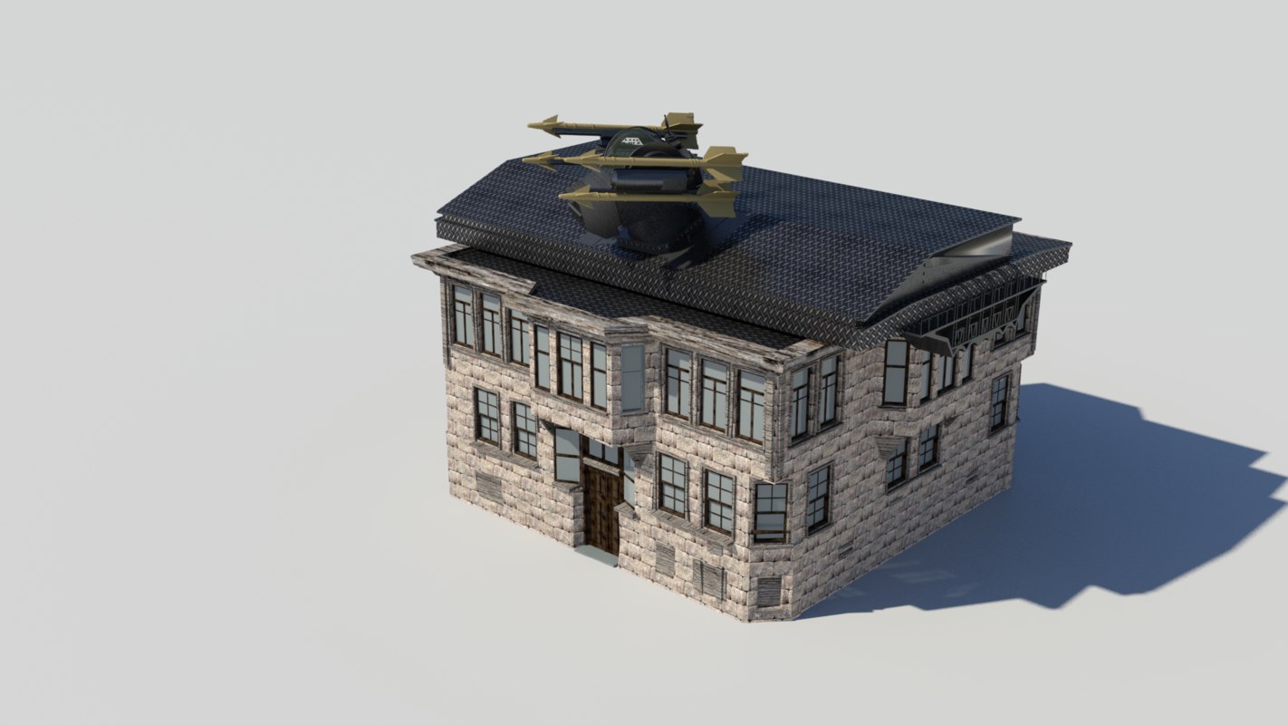 new rocket house 3d model