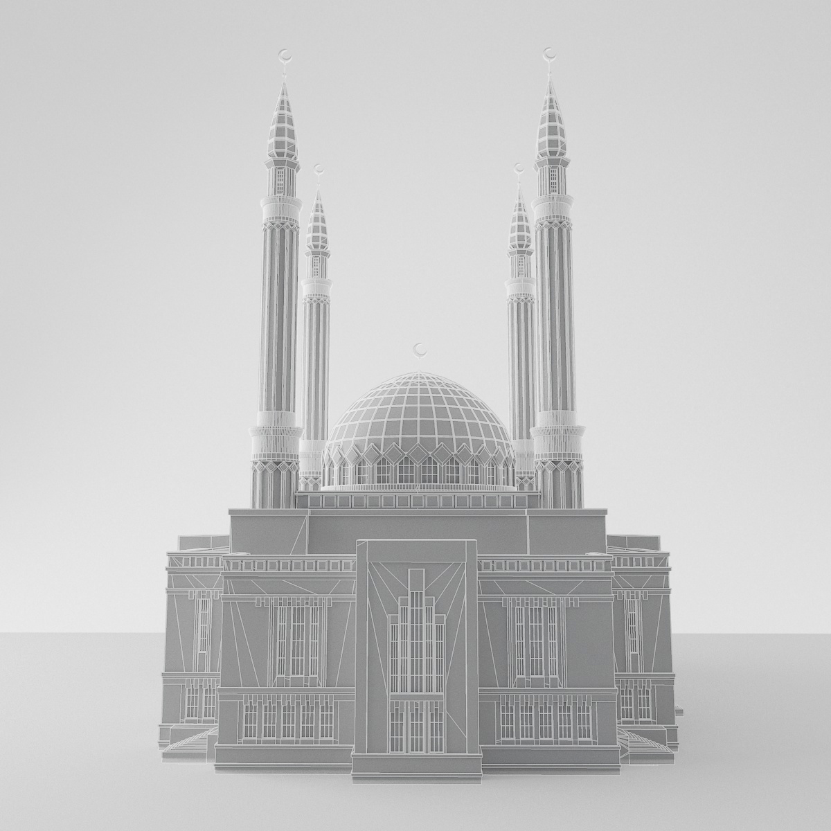 mosque 3d model