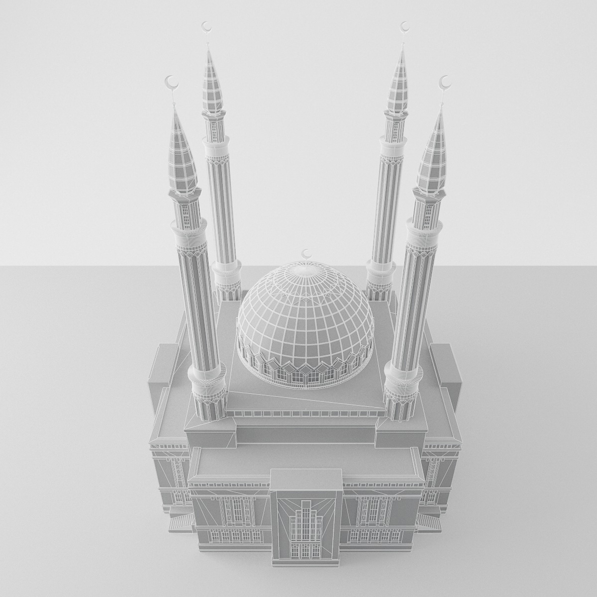 mosque 3d model