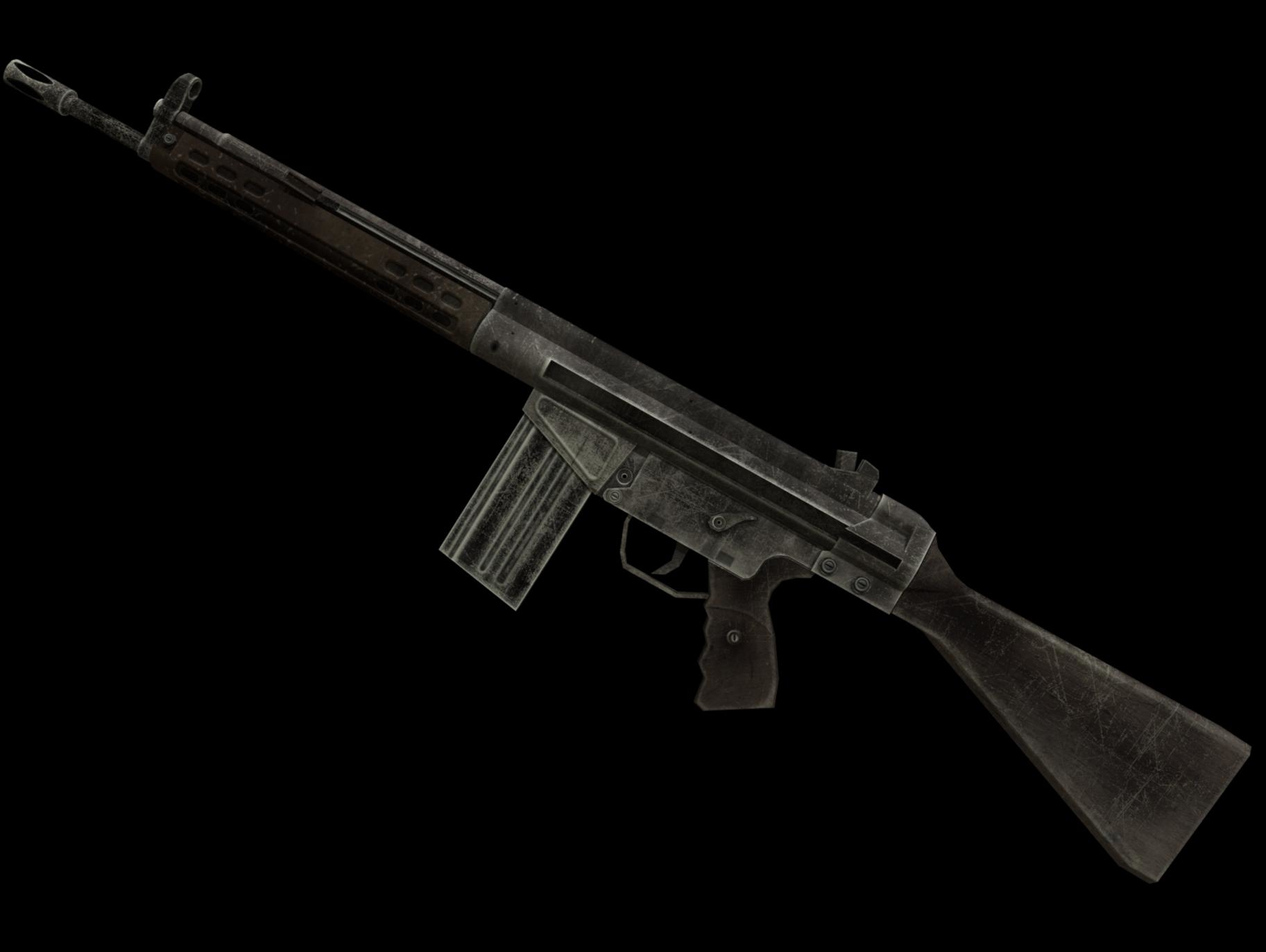 3d model ready g3 rifle
