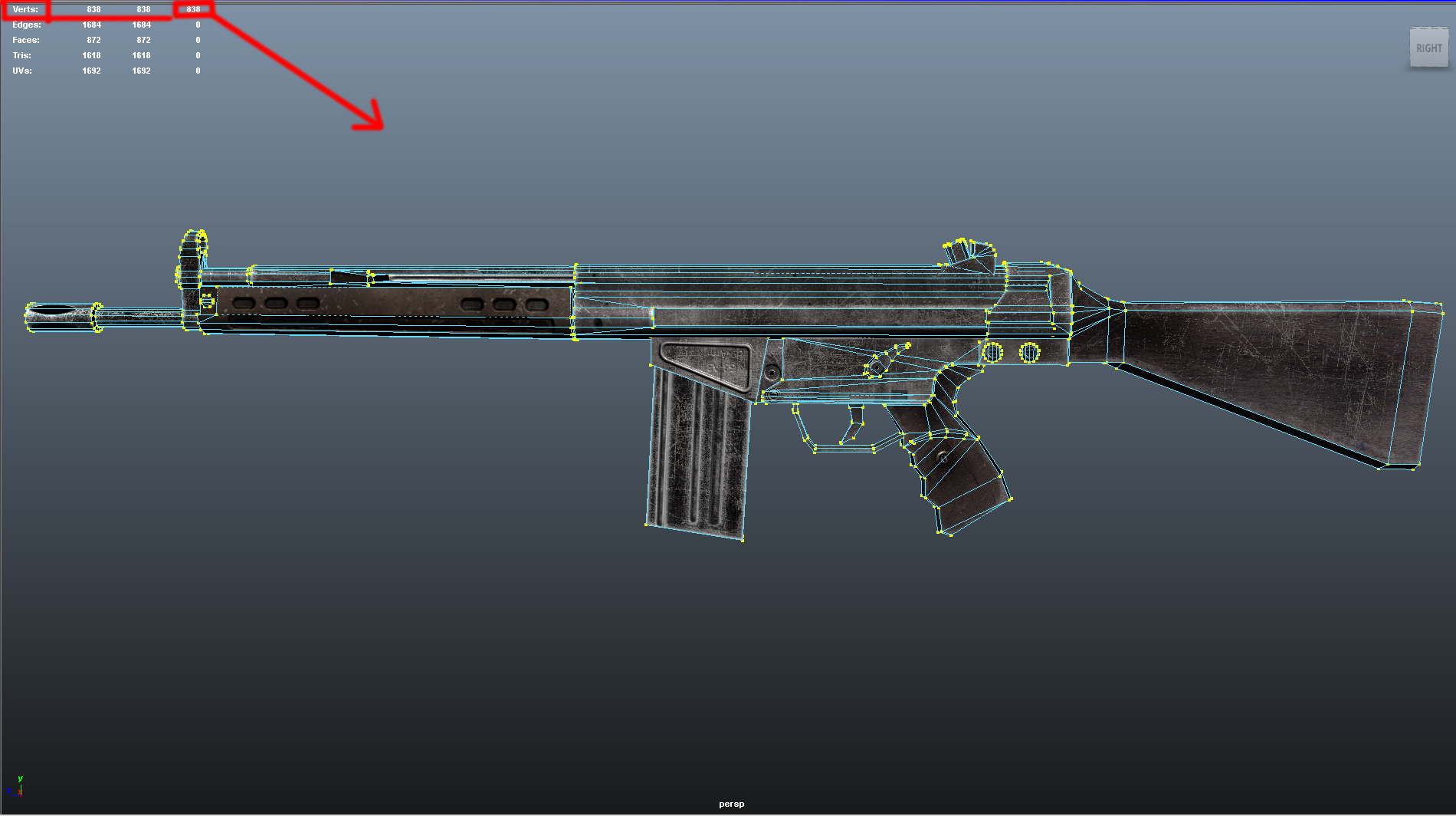 3d model ready g3 rifle