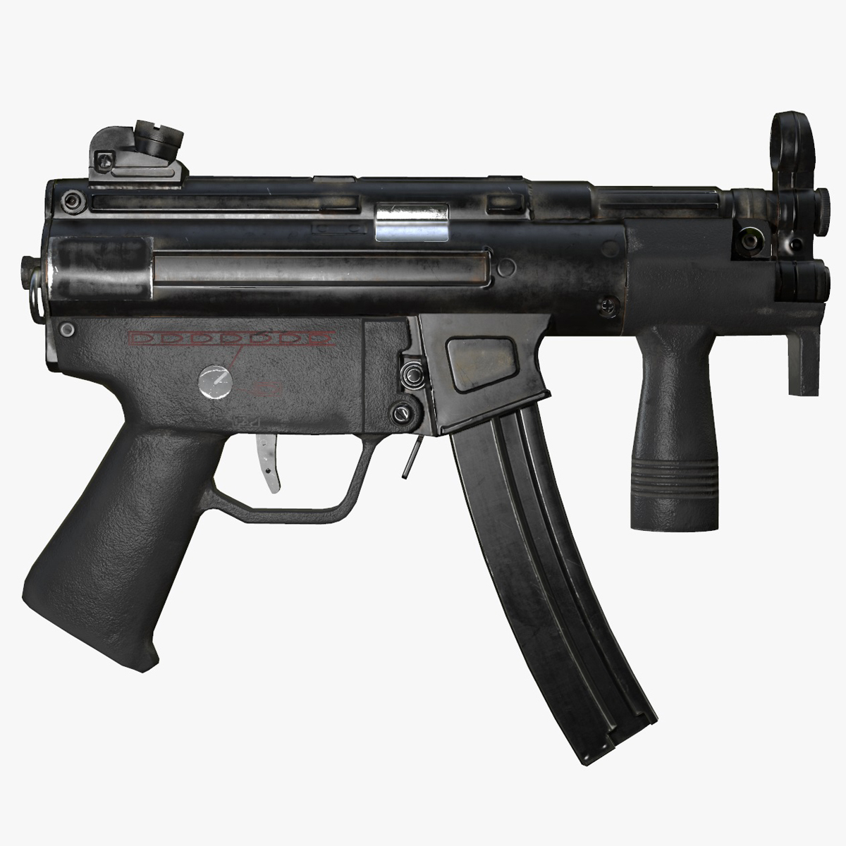 mp5k polys 3d max