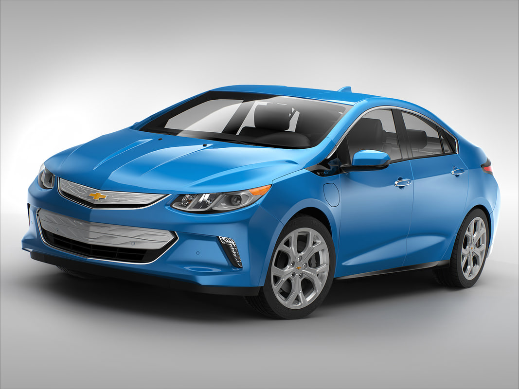 chevrolet volt ev 3d model