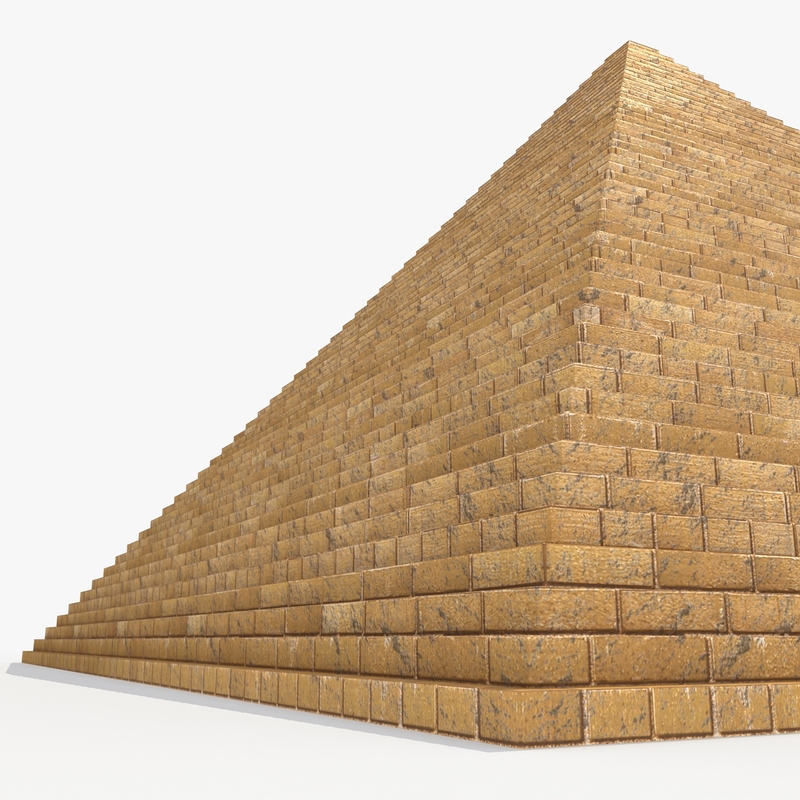 3d egyptian pyramid model