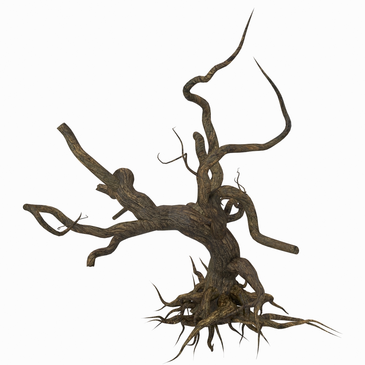 3d roots tree model