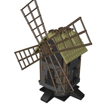 modèle 3D de Moulin à vent médiéval LEGO - TurboSquid 958364