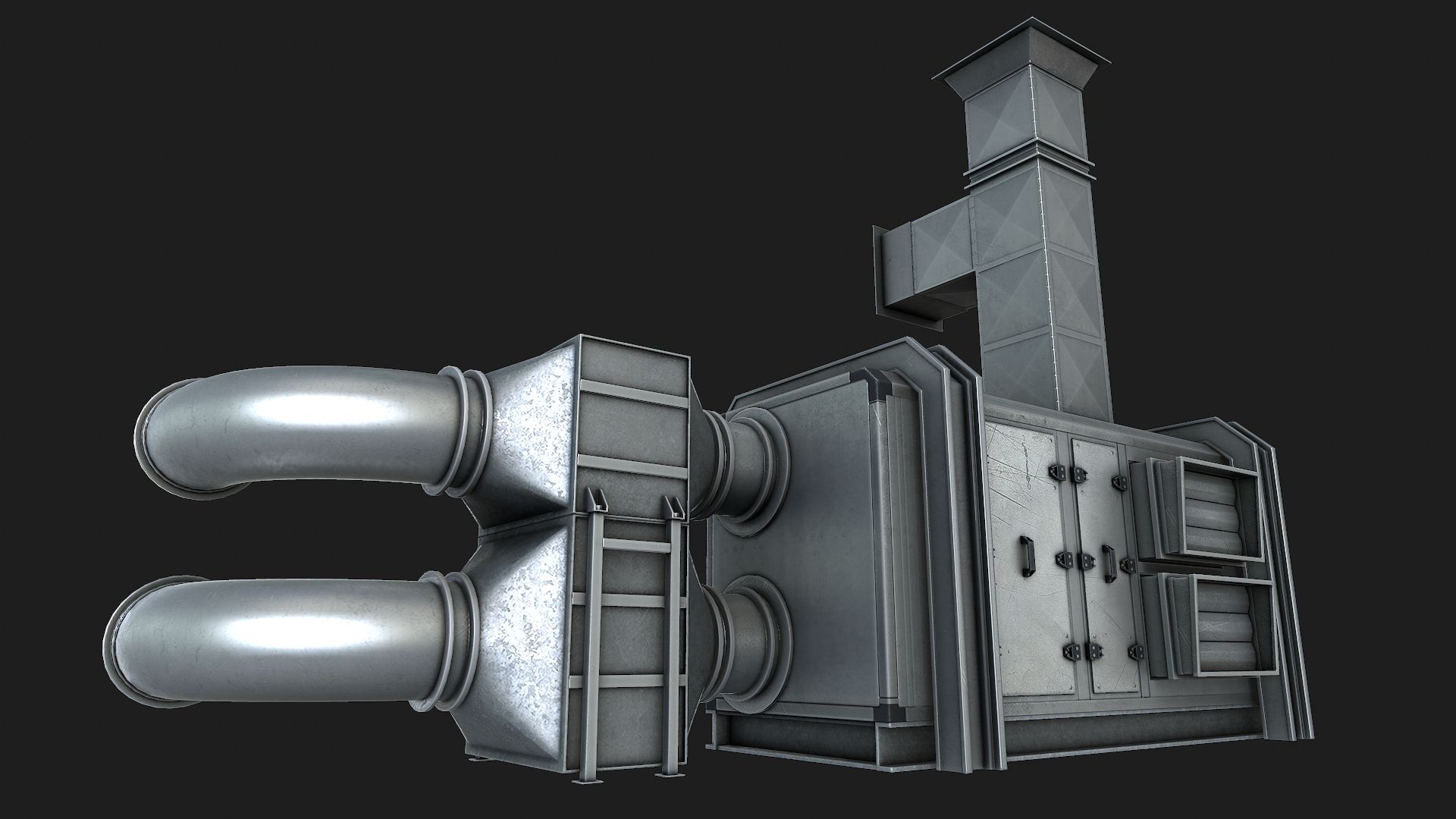 air handling unit 3d max