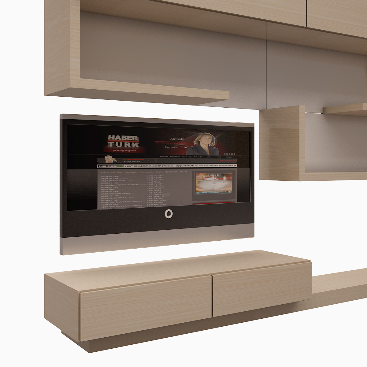 tv unit 3d model