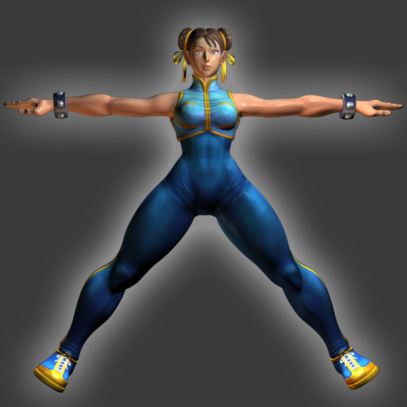 chun li 3d max