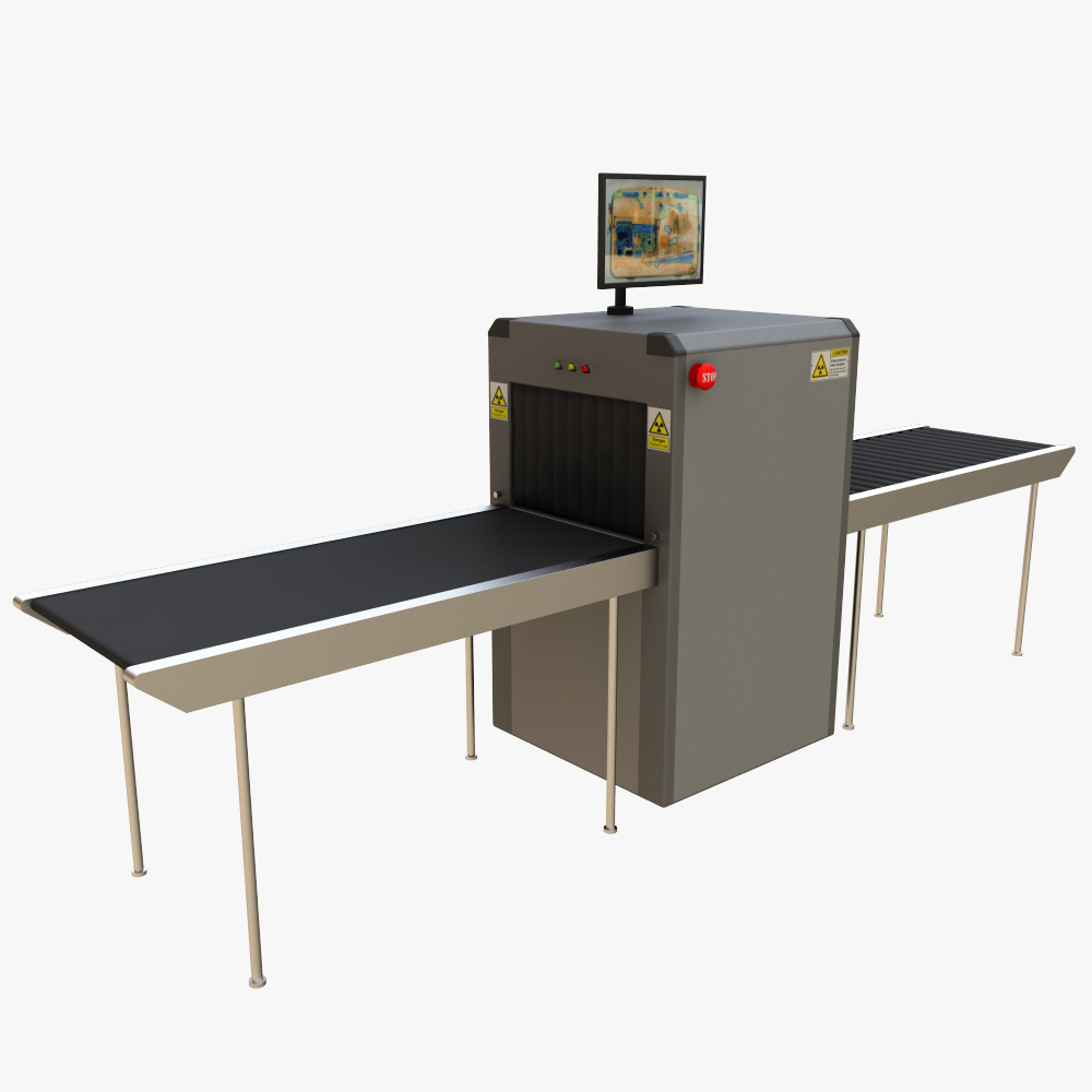 3d model x-ray machine