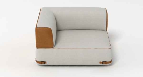3d fendi soho sofa