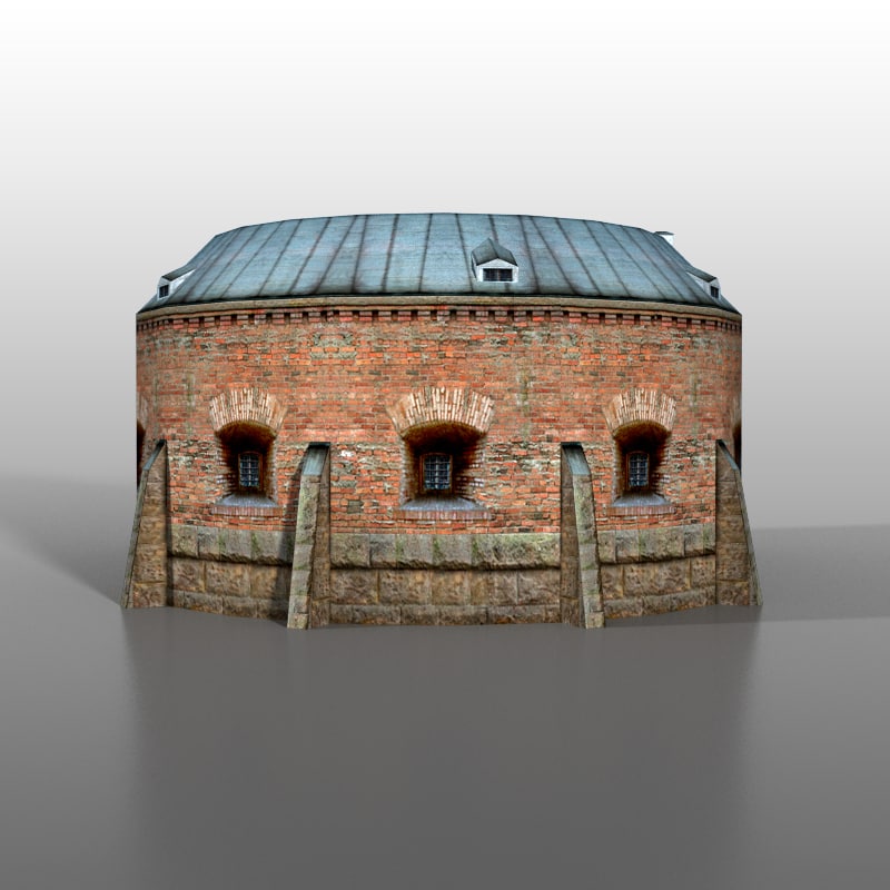 3dsmax brest fortress