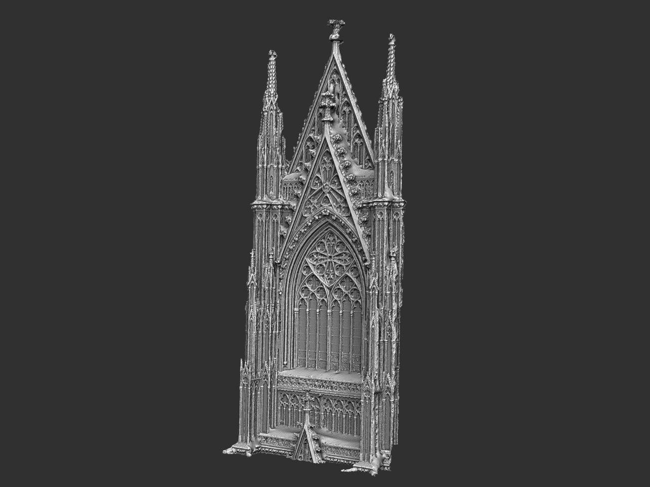 3d gothic architecture