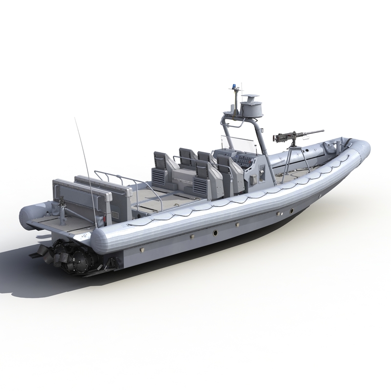 naval special warfare rigid 3d model