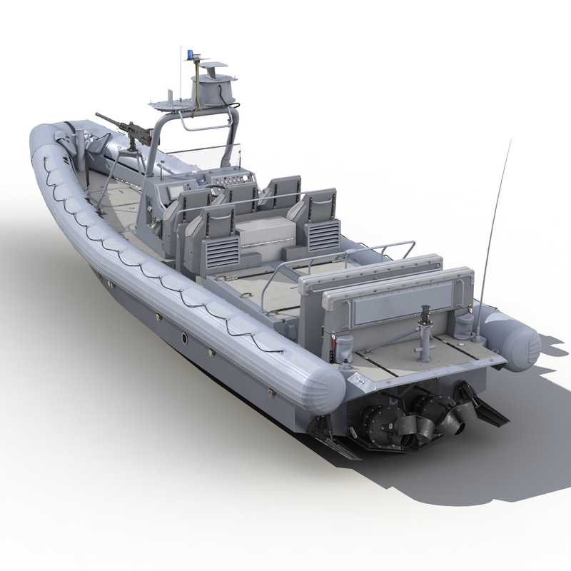 naval special warfare rigid 3d model