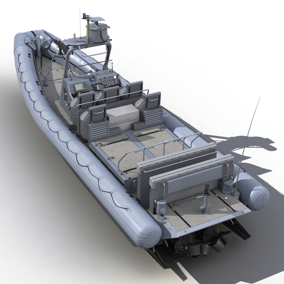 naval special warfare rigid 3d model