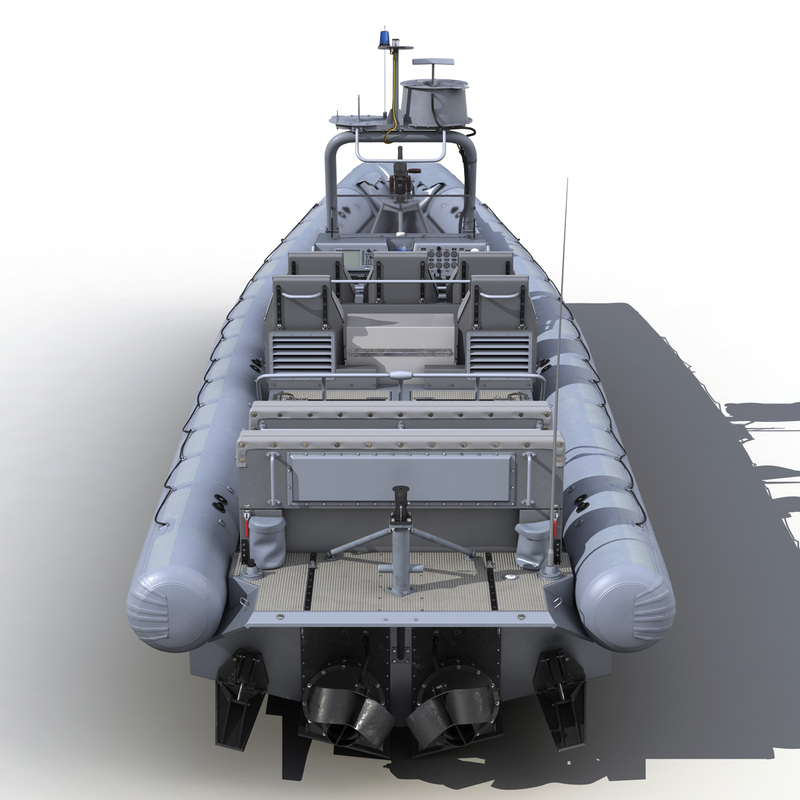 naval special warfare rigid 3d model