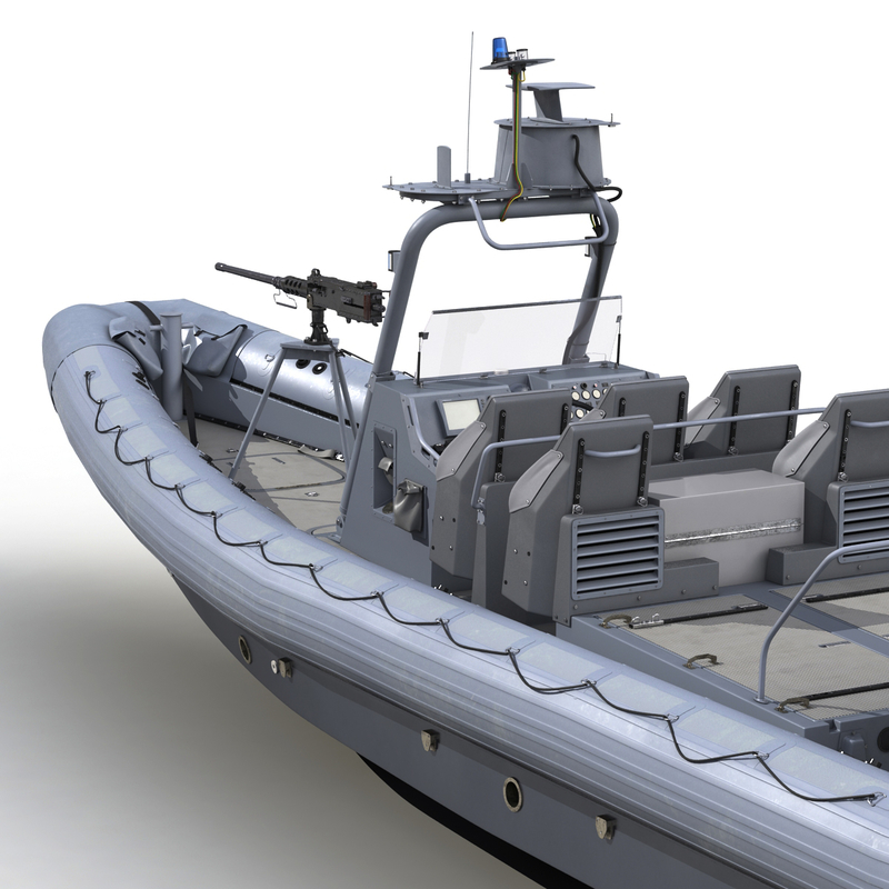 naval special warfare rigid 3d model
