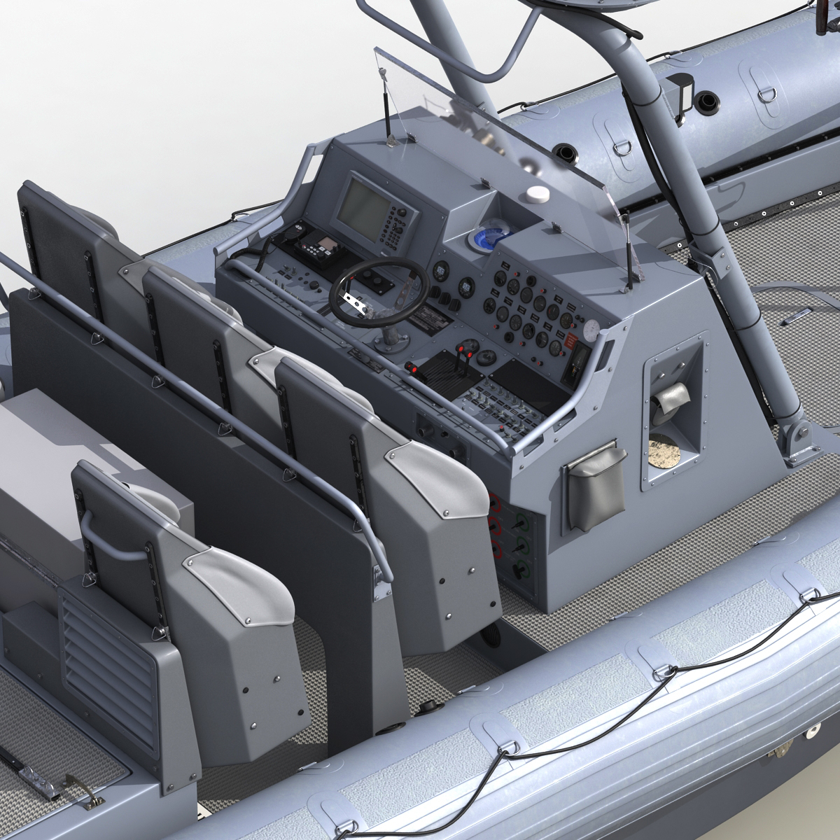 naval special warfare rigid 3d model