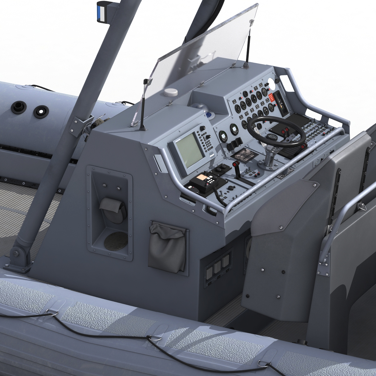 naval special warfare rigid 3d model