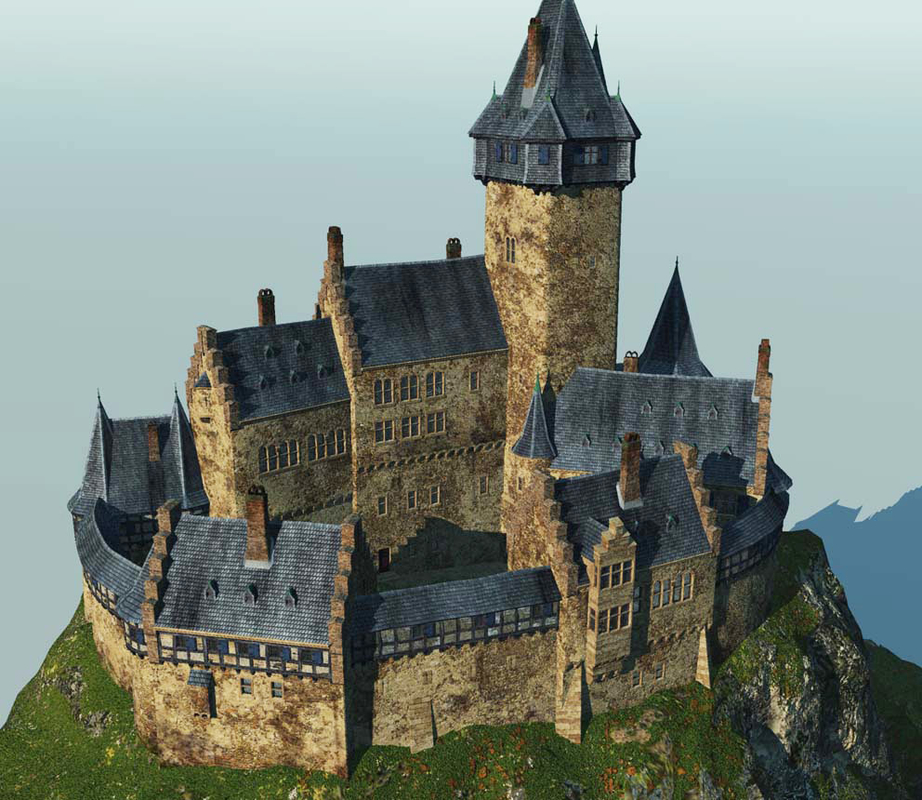 3d castle buildings