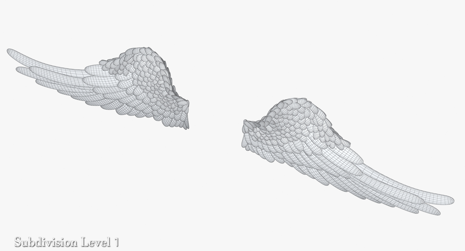3ds max angel wings