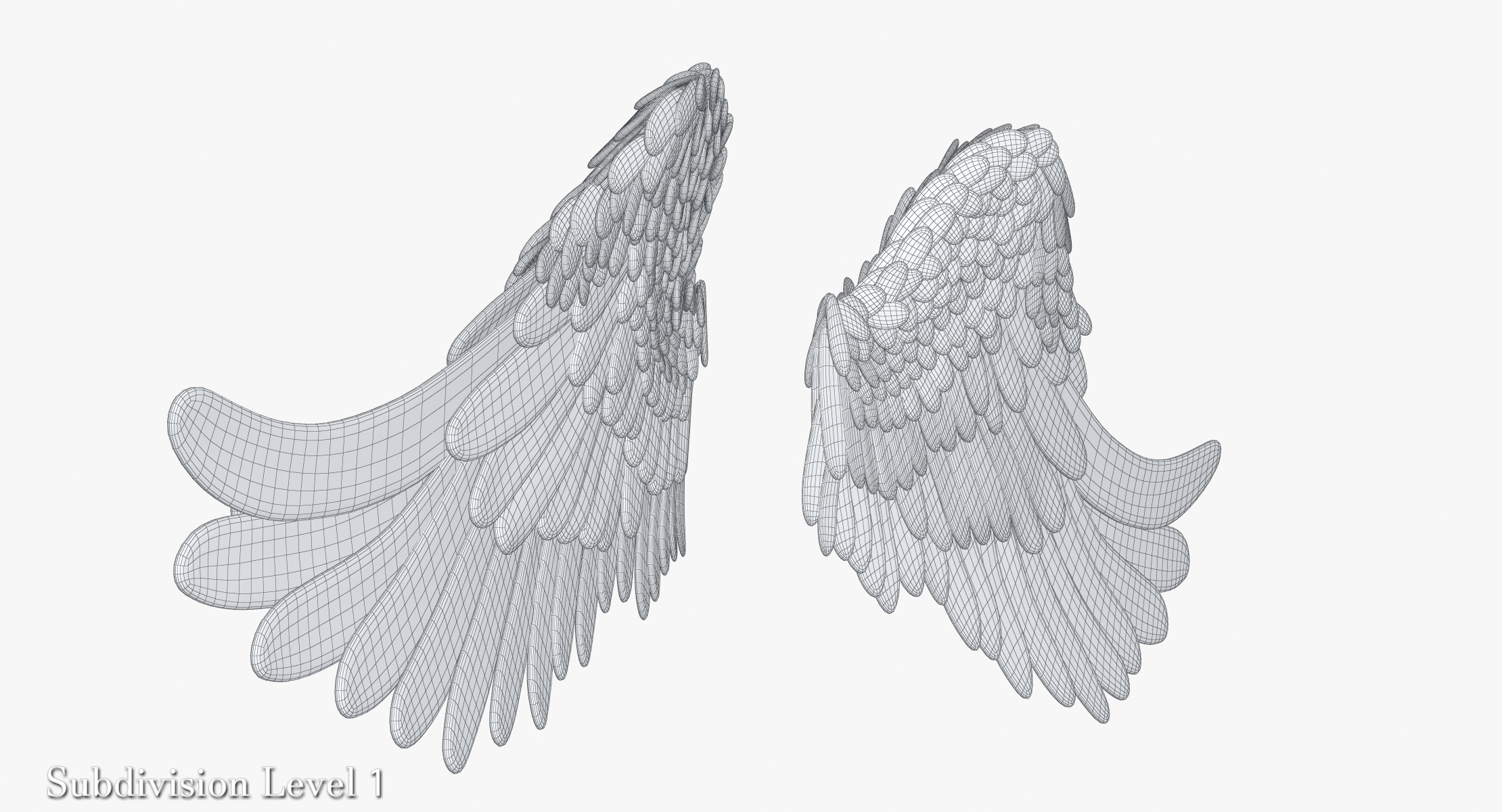 3ds max angel wings