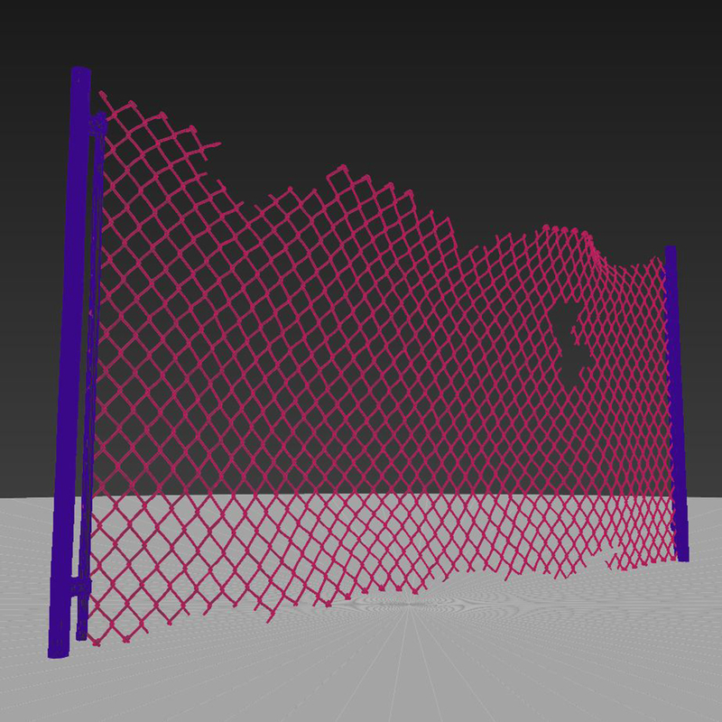 3d model damage netting