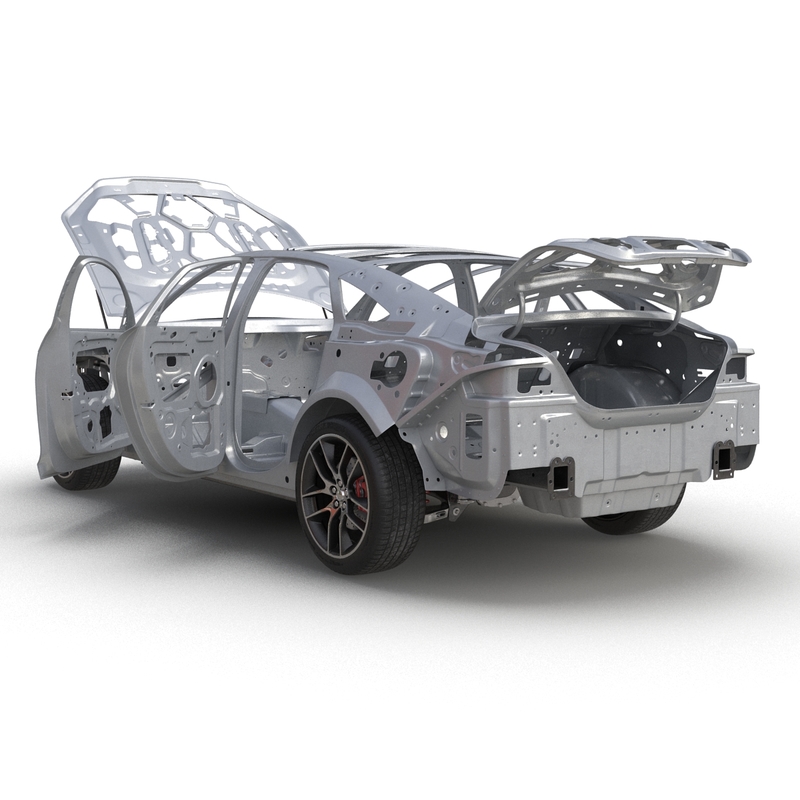 3ds car frame chassis 3