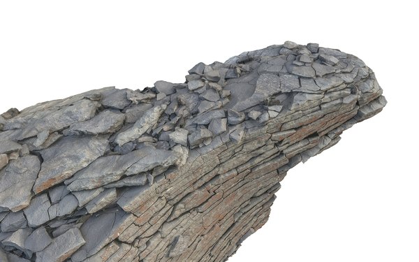 rock cliff hd 8k 3d model