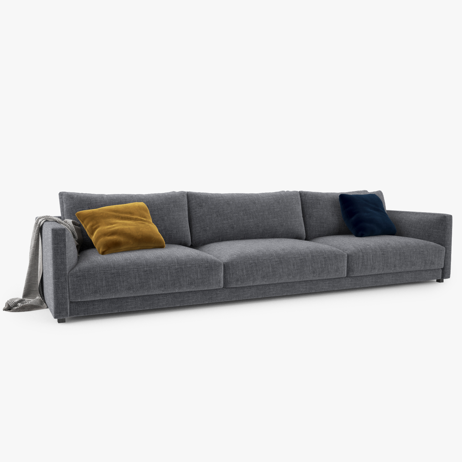 poliform bristol seater sofa 3d max