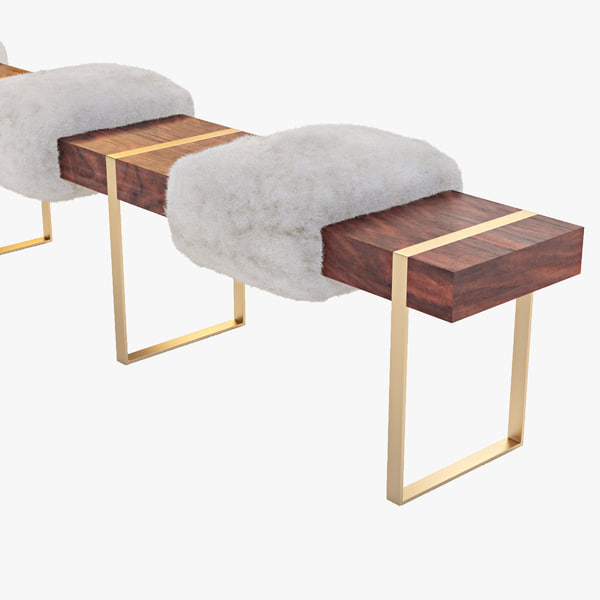 baker atelier bench 3d model
