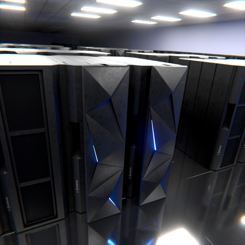 ibm z13 3d model
