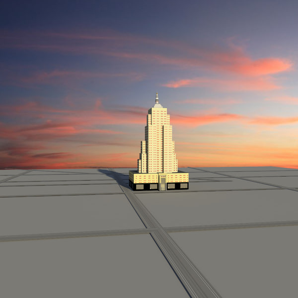 empire state building 3d model