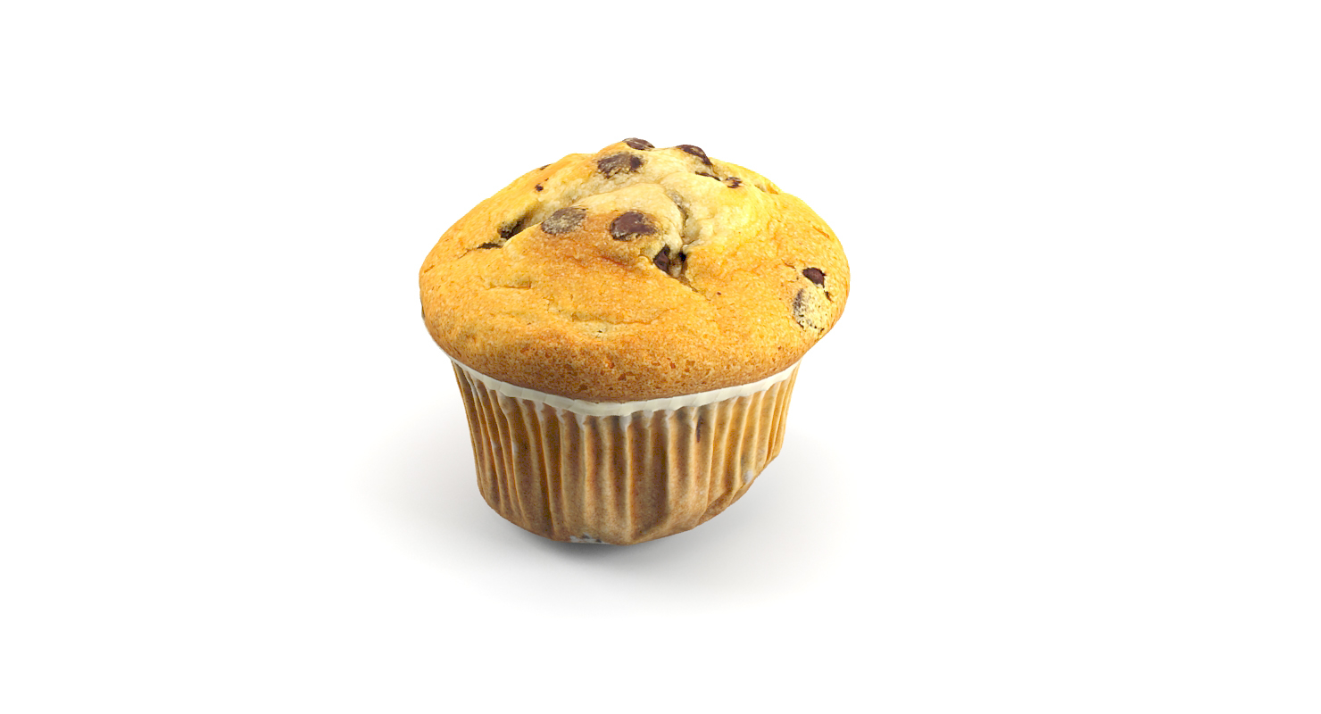 3d 3ds muffin food