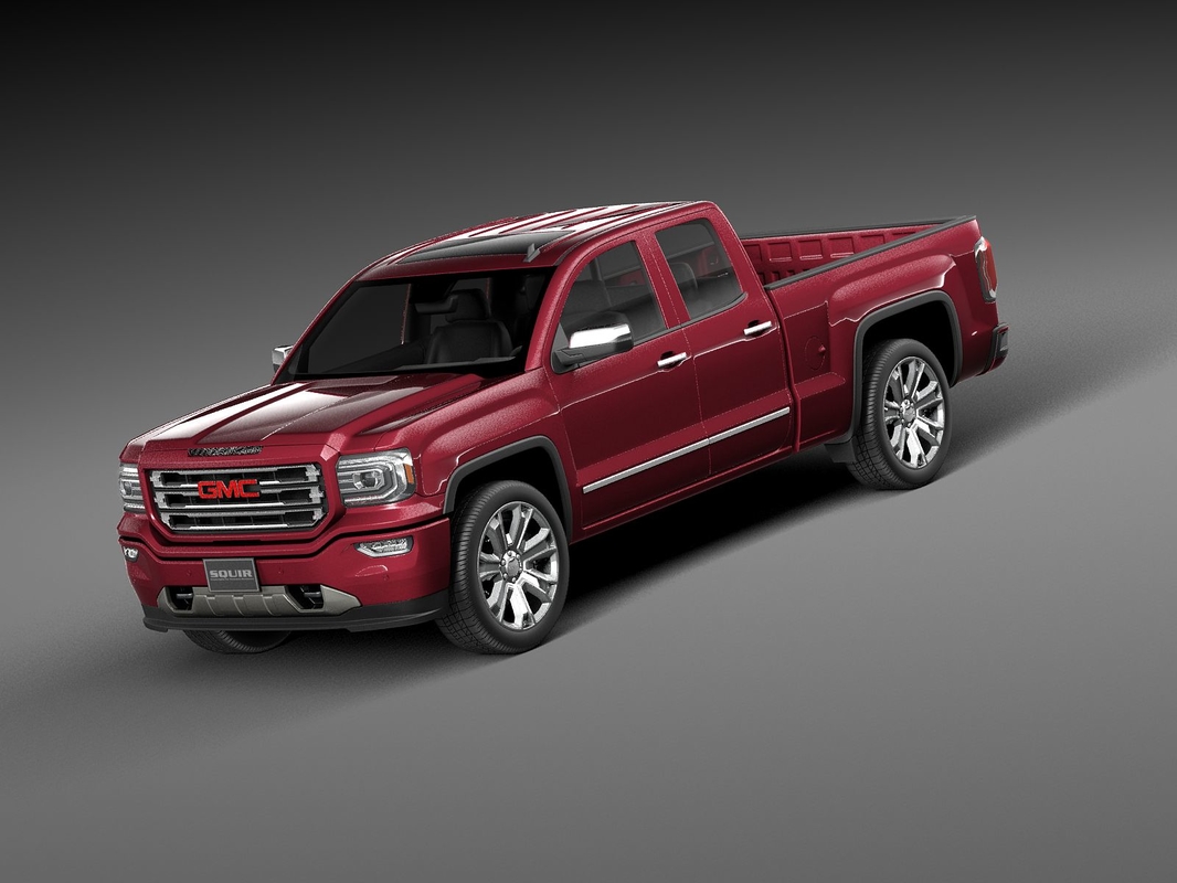 2016 gmc sierra 3d model