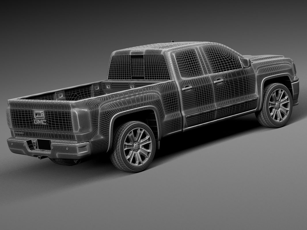 2016 gmc sierra 3d model