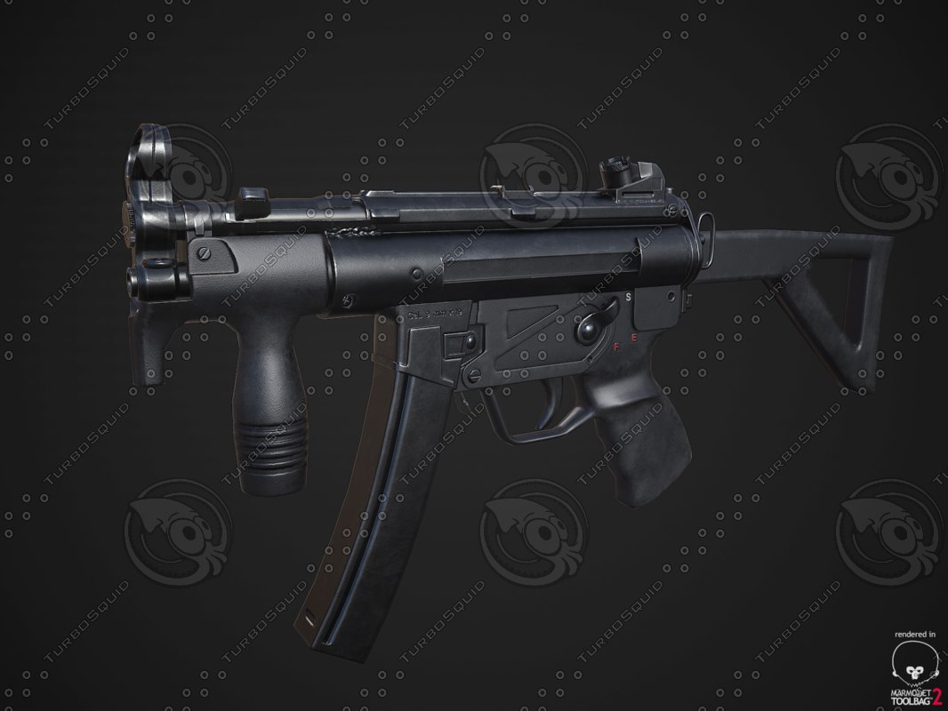 HK MP5K Modelo 3D - TurboSquid 960018