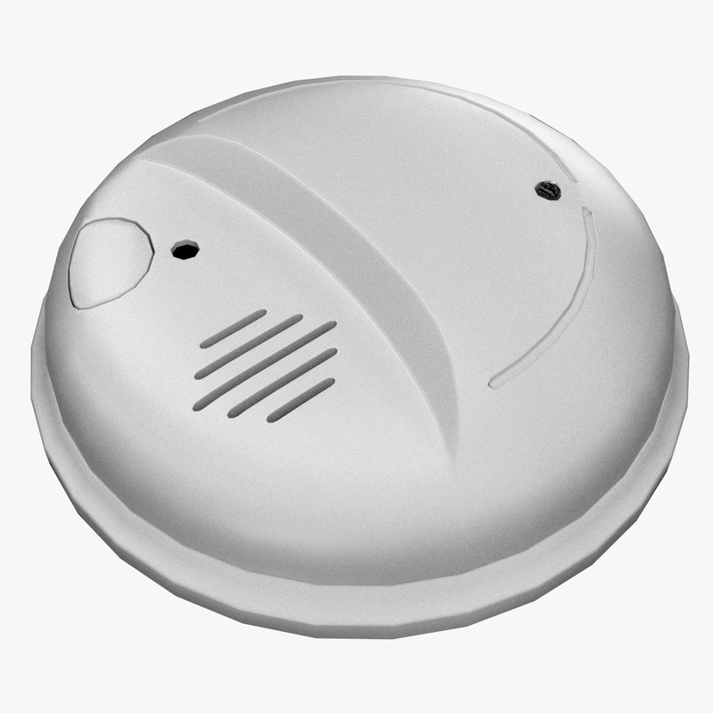 smoke detector 3d model
