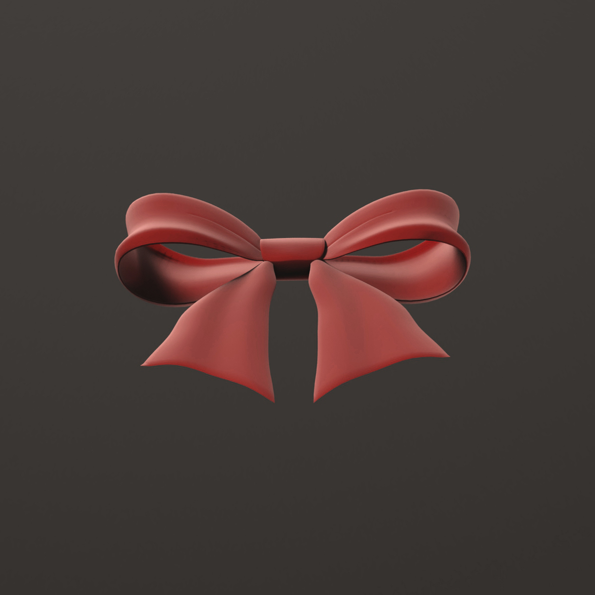 hair bow 3d model