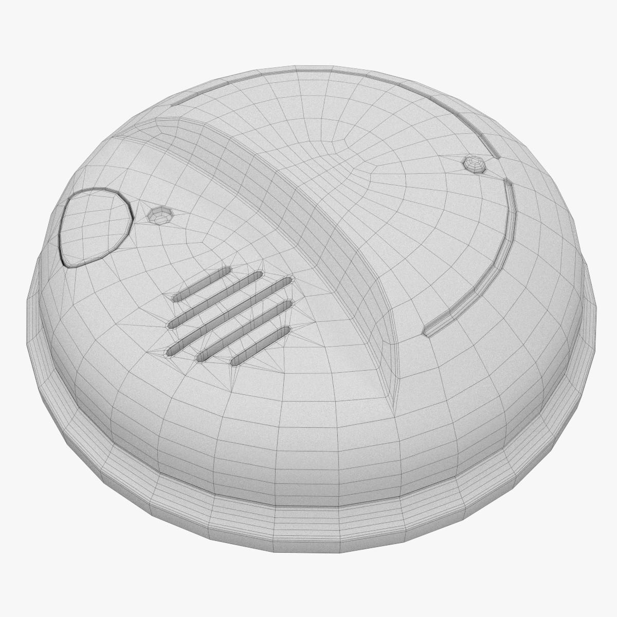 smoke detector 3d model