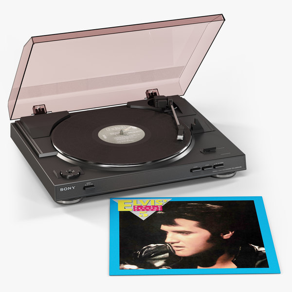 sony ps-lx300usb vinyl record 3d max