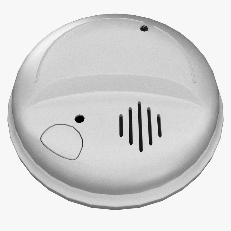 smoke detector 3d model